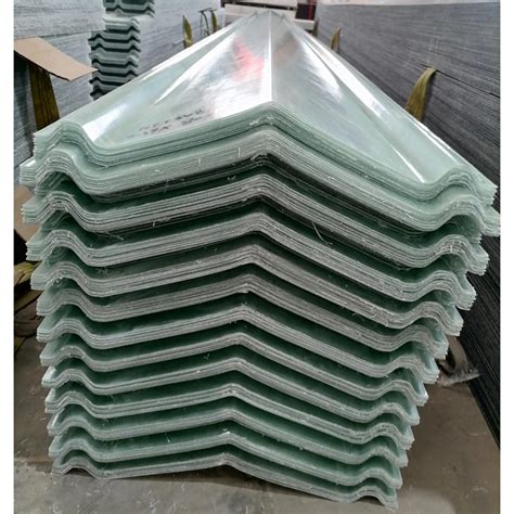 Clear Transparent Fiberglass Fiber Glass FRP Skylight Translucent Sheet