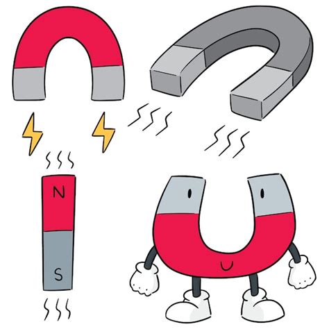 Premium Vector Vector Set Of Magnet