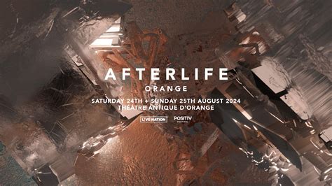 Afterlife Orange 2024 at le Théâtre Antique d Orange South East