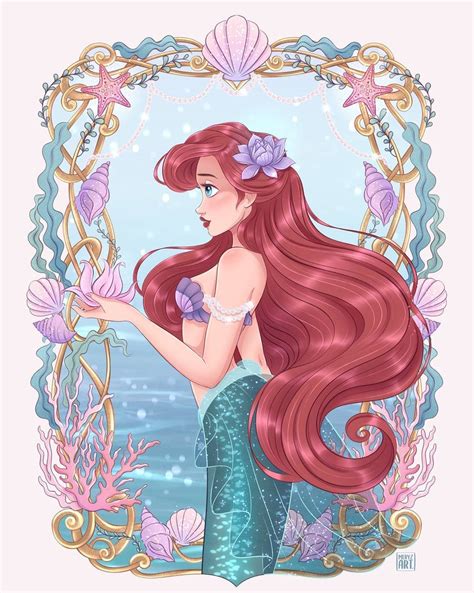 M E R Y On Instagram 🐚🌊🌺 𝓟𝓻𝓸𝓯𝓲𝓵𝓮 𝓢𝓮𝓻𝓲𝓮𝓼 𝓐𝓻𝓲𝓮𝓵 Good Morning Friends 👋🏼 Hope You Disney
