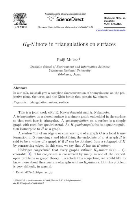 pdf minors in triangulations on surfaces dokumen tips