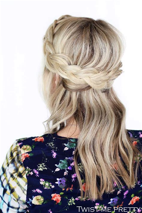 Lace Crown Braid Tutorial Twist Me Pretty