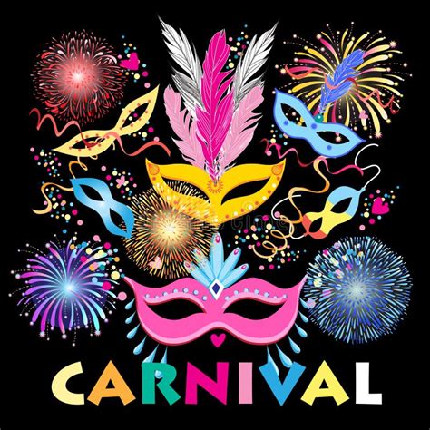 Fondo Colorido Del Carnaval Ilustraci N Del Vector Ilustraci N De