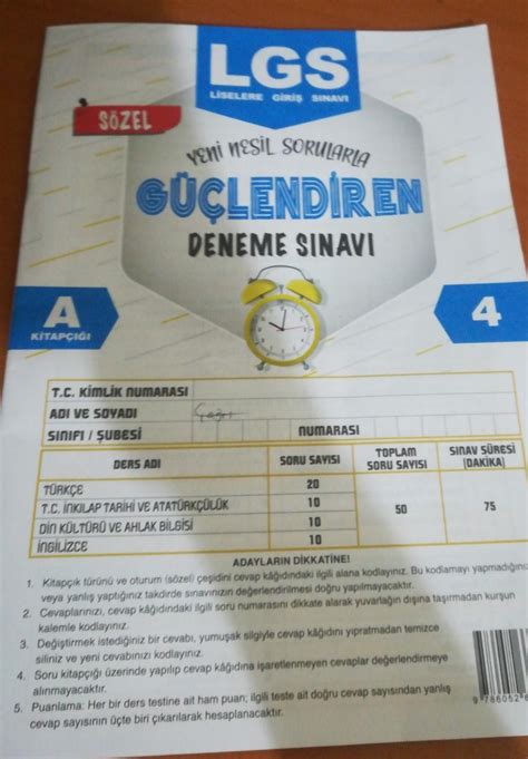 Ankara Yay Nc L K S N F Denemesi Cevap Anahtar Olan Atabilir Mi