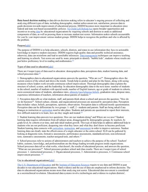 Business Analytics 1 Data Based Decision Making Or Data Driven
