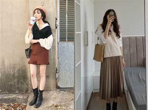 Mix đồ mùa đông phong cách Hàn Quốc nữ thu hút và trendy Shopee Blog