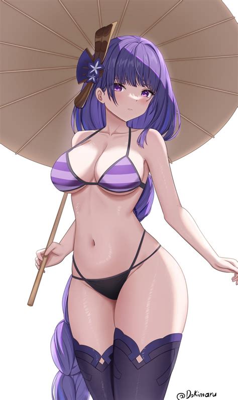DokiMaru ドキCOMMISSIONS OPEN on Twitter Shogun Raiden 原神