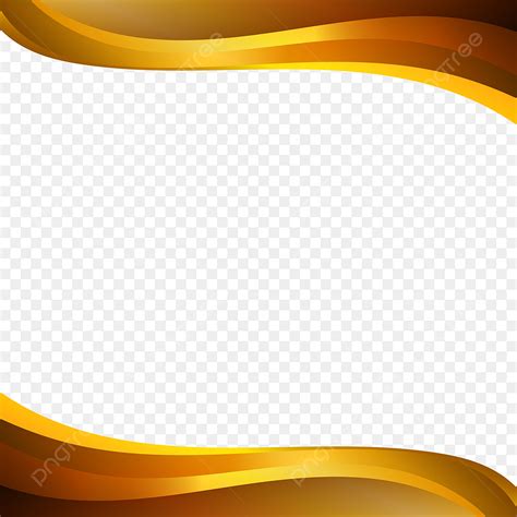 Formas Onduladas Doradas Sobre Fondo Png Transparente PNG Dibujos