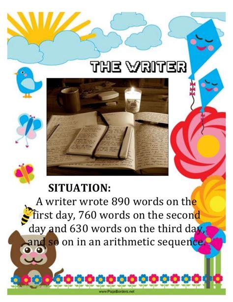 arithmetic sequence real life problems