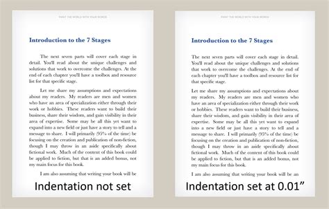 add a first line indent in word sexilevel