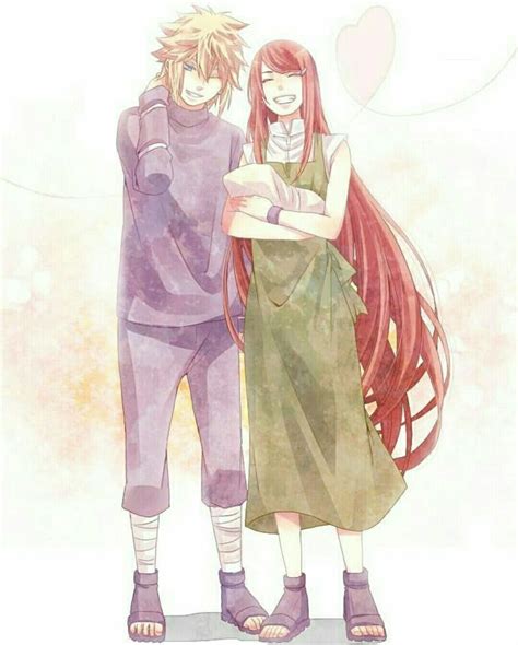 Минато Кушина и Наруто Naruto Naruto cute Anime naruto