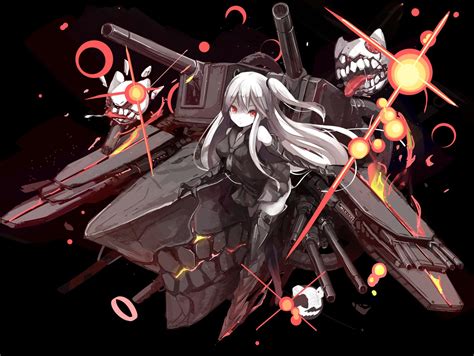 Enemy Aircraft And Aircraft Carrier Oni Kantai Collection Drawn By