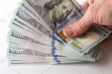 Stacks Of 100 Dollar Bills