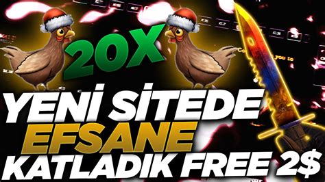 YENİ SİTE 1000 KATLADIK BEDAVA 2 VEREN SİTE CSGOCOCK YouTube