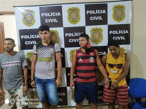Após investigações Polícia Civil prende quarteto suspeito de tráfico