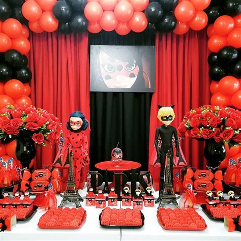 Festa Ladybug 50 fotos tutoriais para você criar a sua decoração