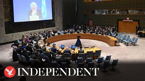 Watch Again United Nations Security Council Vote On Gaza Ceasefire