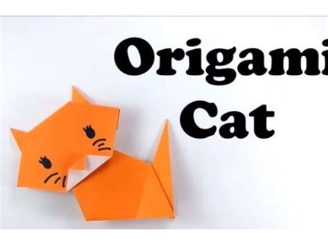 Origami Ideas Origami Paso A Paso De Gato