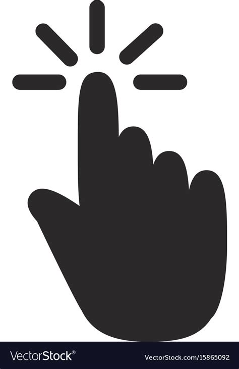 Click Finger Icon Free Icons Library