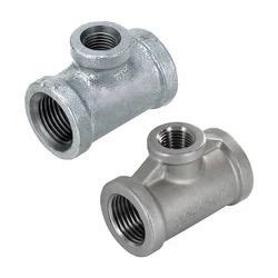 2 Inch Straight SS Socket Weld UnEqual Tee 316 Grade For Chemical