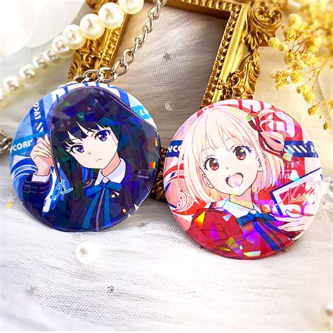 4PCS Lycoris Recoil Nishikigi Chisato Inoue Takina Kurumi Nakahara