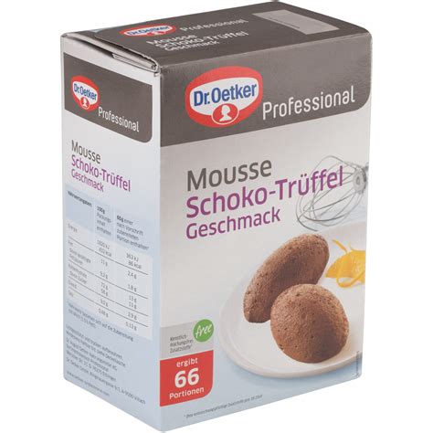 Transgourmet Österreich Dr Oetker Mousse Schoko Trüffel 1 kg