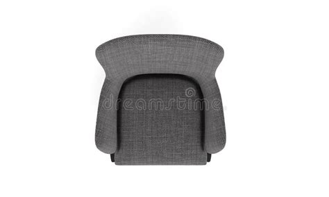 Wingback Chair In Cartoon Style Stiker On White Background On Isolated