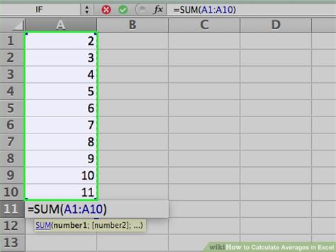 4 Ways To Calculate Averages In Excel WikiHow