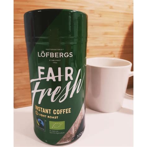 Löfbergs Fair Fresh Instant Coffee Reviews abillion