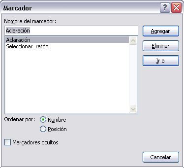 Curso Gratis De Word Aulaclic Marcadores Referencias