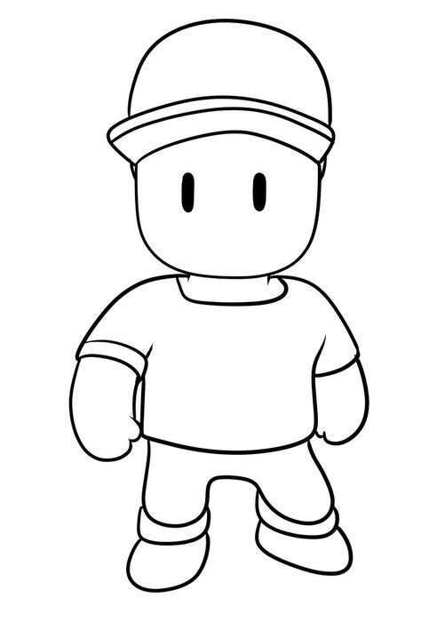 Desenho De Guy De Stumble Guys Para Colorir In Guys Abstract