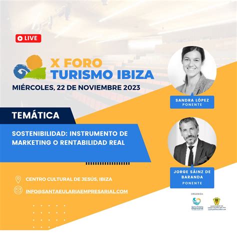 Fmsb Colabora En La X Edici N Del Foro Turismo Ibiza Con Jorge Sainz De
