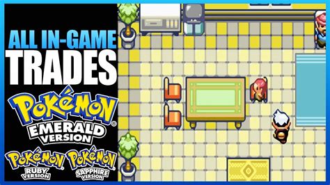 Pokemon Emerald In Game Trades Unbrick Id