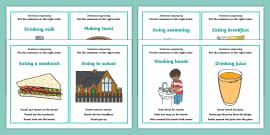 Step Sequencing Cards Making A Sandwich Twinkl