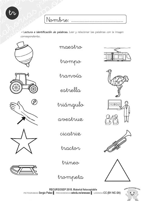 Taller De Lectoescritura Trabada Fichas Actividades Recursosep Tr 001