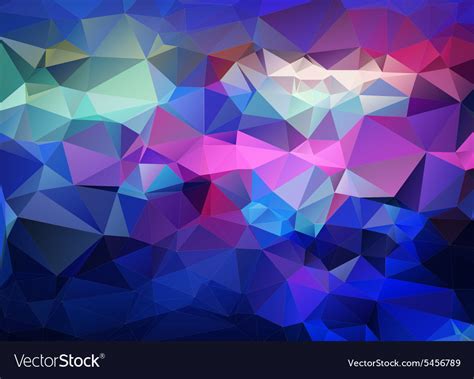 Abstract Background Of Triangles Polygon Wallpaper