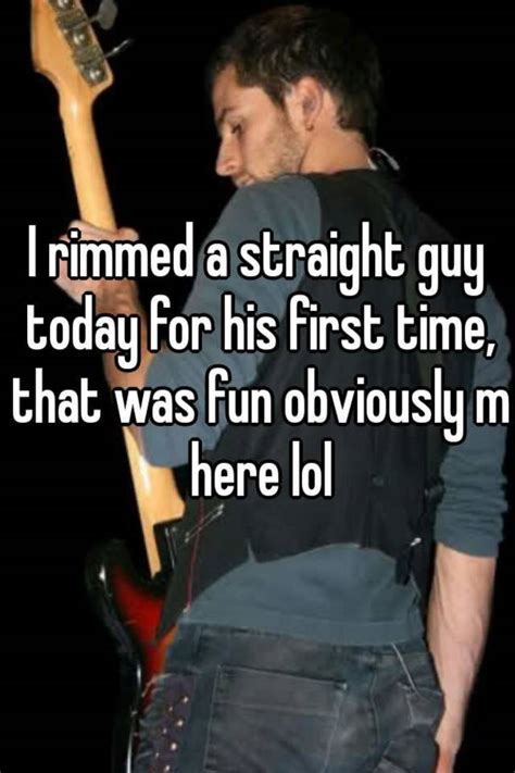 I Rimmed A Straight Guy Today For His First Time That Was Fun Obviously M Here Lol