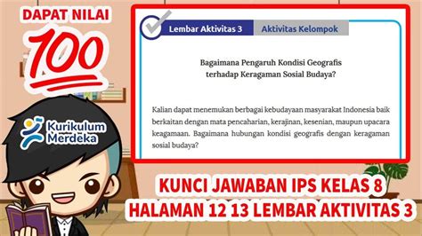 Kunci Jawaban IPS Kelas 8 Halaman 12 13 Bagaimana Kondisi Geografis