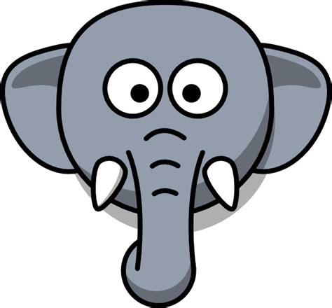 Elephant Head Template Clipart Best