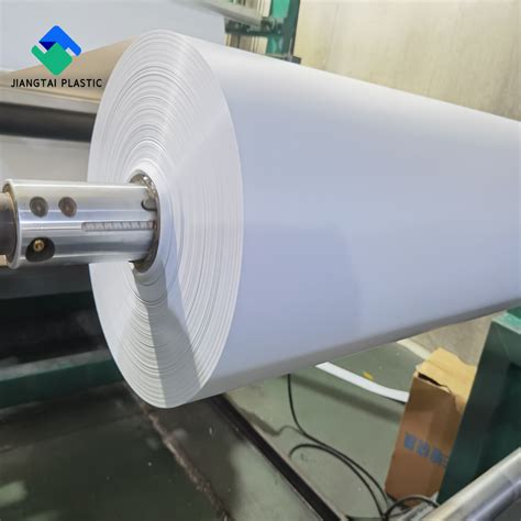Jiangtai Rigid Offset Printing Vinyl PVC Plastic Sheet Matt White PVC