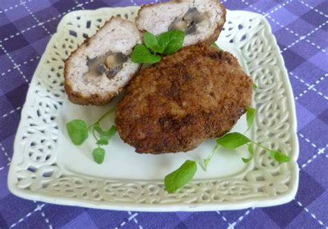 Kotlety Mielone Nadziewane Pieczarkami Doradcasmaku Pl