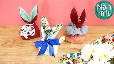 Osterhäschen Überraschungstüte nähen für Anfänger Last Minute DIY