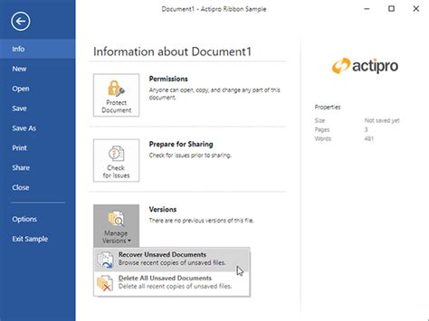 Actipro Ribbon For WPF Visual Studio Marketplace
