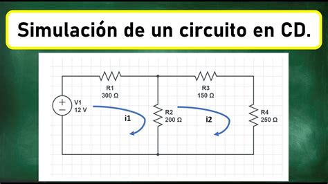 Simulación de un circuito de corriente directa ONLINE Simulación de