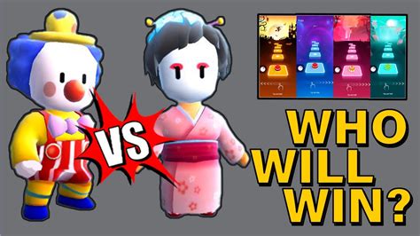 Stumble Guys Heroes Play Tiles Hop EDM RUSH ORANGE MARTIAN BLACK