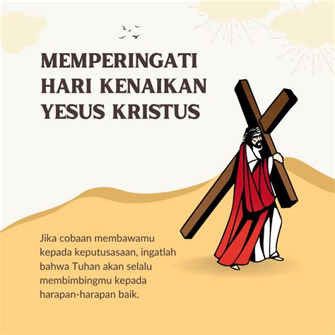 11 Gambar Poster Hari Kenaikan Yesus Kristus 2024 Gratis Indozone