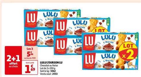 Promo Lulu L Ourson Lu Chez Auchan ICatalogue Fr