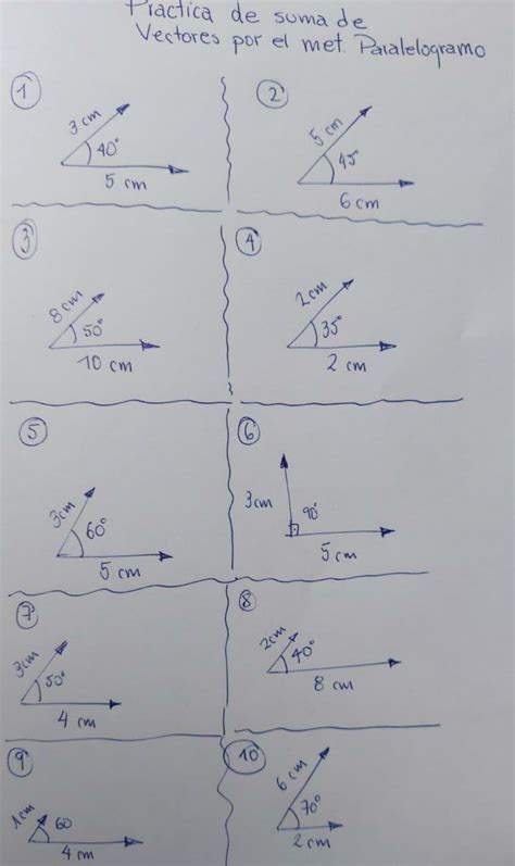 Como Se Resuelven Los Ejercicios De Suma De Vectores Por El Metodo Del