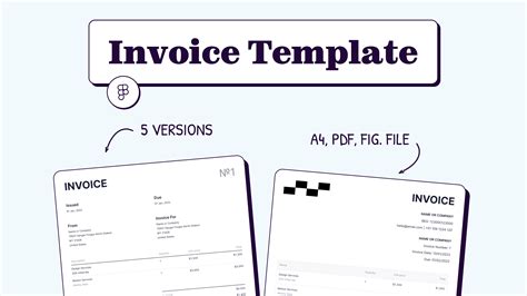 Invoice Template Figma Community