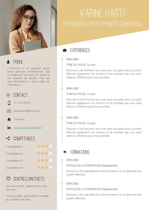 Exemples De CV Plus De 20 Exemples De CV WORD Design Et Original